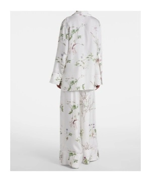 Erdem Floral Printed Silk Shirt