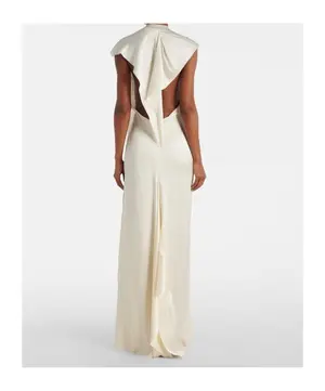 Victoria Beckham Draped Evening Dress