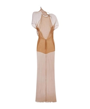 Magda Butrym Sheer Dress - Nude