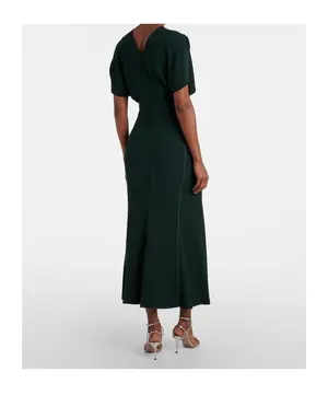 Victoria Beckham Gathered Midi Dress
