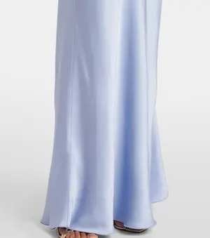 Victoria Beckham Cutout Satin Gown