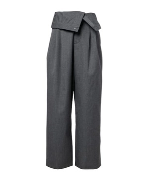 J.W.ANDERSON High-rise Wool Wide-leg Pants - Black