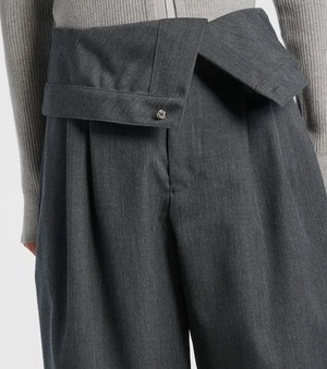 J.W.ANDERSON High-rise Wool Wide-leg Pants