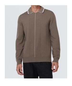 Giorgio Armani Long-sleeved Polo Shirt