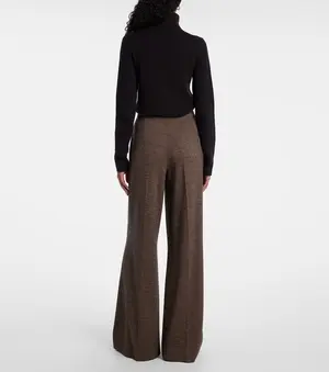 Ralph Lauren Isaiah Wool Wide-leg Pants