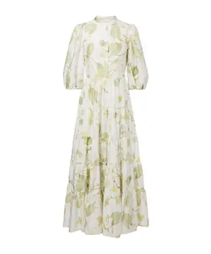 Erdem Cotton Maxi Dress - White