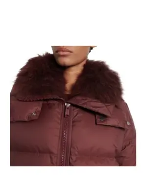 YVES SALOMON Warm Hooded Down Jacket