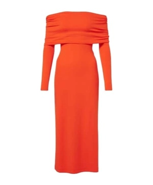 Ralph Lauren Off-shoulder Maxi Dress - Red