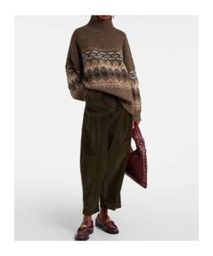 Altuzarra Dash Cotton Corduroy Barrel-leg Pants - Black