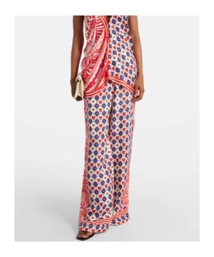 Camilla Printed Silk Palazzo Pants