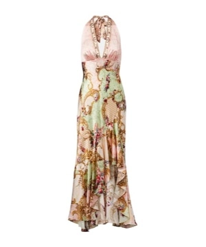 Camilla Queens Quarters Silk Maxi Dress