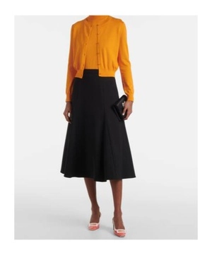 Carolina Herrera Knitted Silk And Cotton Turtleneck Top