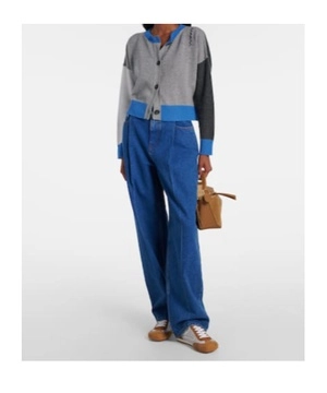 Marni Colorblocked Cashmere Cardigan