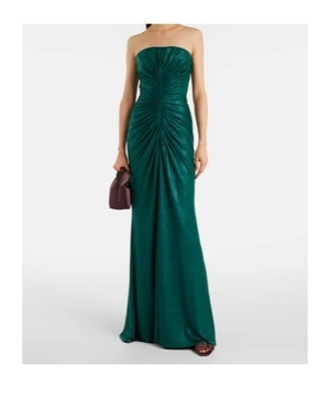 Elie Saab Ruched Jersey Gown