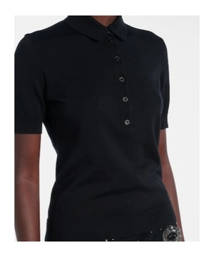 Carolina Herrera Silk And Cotton-blend Polo Shirt