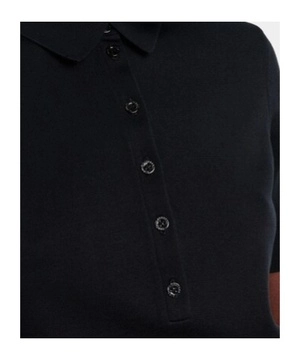 Carolina Herrera Silk And Cotton-blend Polo Shirt