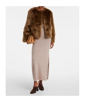 Altuzarra Maury Faux-fur Leather Jacket