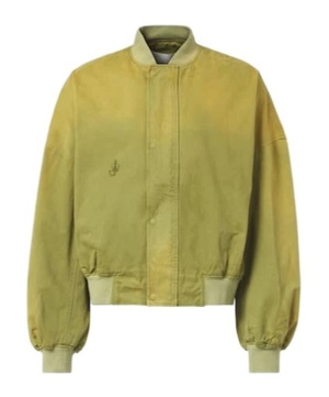 J.W.ANDERSON Vintage Yellow- Bomber Jacket - Green