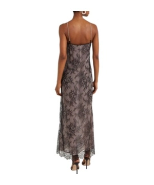 Blumarine V-neck Midi Dress