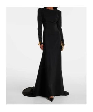 Oscar De La Renta Open-back Gown