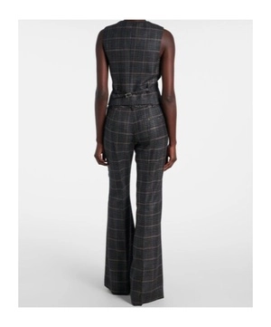 Gabriela Hearst Coleridge Checked Wool And Silk Vest