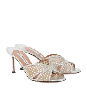 AQUAZZURA Parkling High Heels - Nude