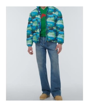 ERL Quilted Printed Down Jacket