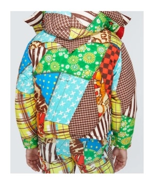 ERL Printed Cotton-blend Down Jacket