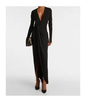 Victoria Beckham Knot-detail Jersey Gown