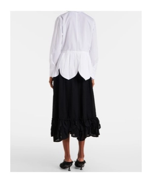 Comme Des Garçons Gathered Cotton Shirt