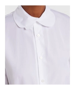 Comme Des Garçons Gathered Cotton Shirt