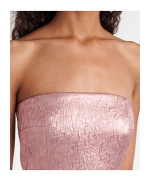 EMILIA WICKSTEAD Laelia Cloque Bustier Gown - Pink