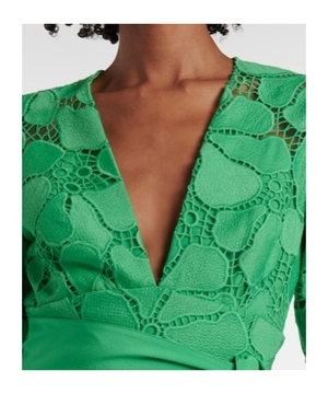 Elie Saab Deep V-neck Evening Dress