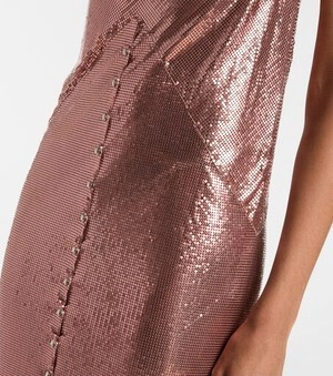 Rabanne Fringed Metallic Midi Dress