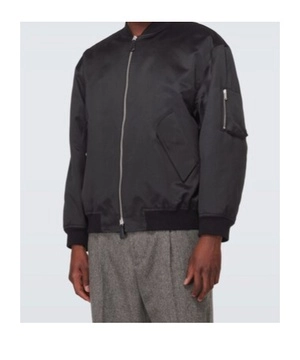 JIL SANDER Cotton Blouson Bomber Jacket