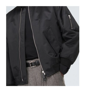 JIL SANDER Cotton Blouson Bomber Jacket