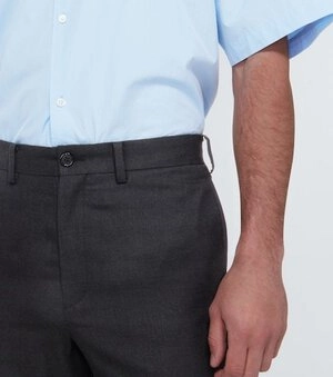 Undercover Slim Wool And Mohair Tailored Pants
