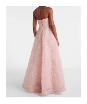 Rebecca Vallance Strapless Tulle Gown - Nude