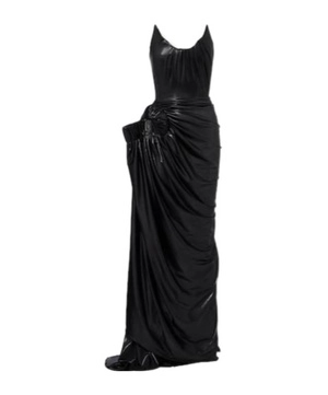 Maticevski Lexicon Draped Gathered Gown - Black