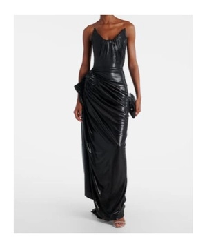 Maticevski Lexicon Draped Gathered Gown
