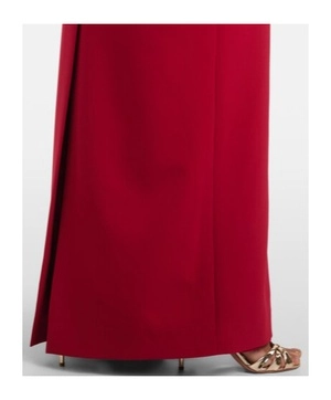 Carolina Herrera Draped Off-shoulder Crêpe Gown