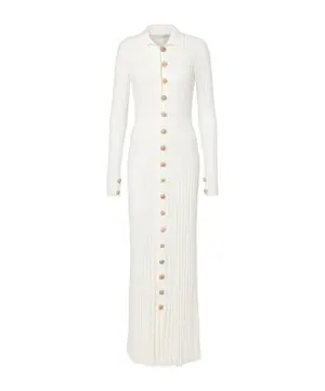 Christopher Esber Sundial Shell Cotton-blend Maxi Dress