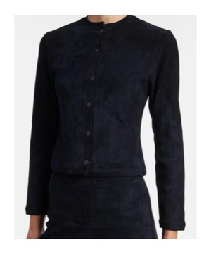 Stouls Astrid 24 Suede Cardigan - Black
