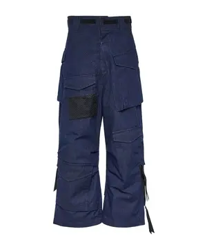 Junya Watanabe High-waisted Work Jeans - Blue