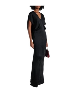 Stella McCartney Open-back Satin Maxi Dress