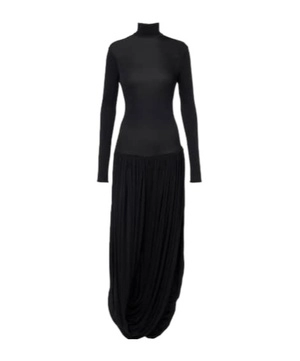 Magda Butrym Long-sleeved Dress - Black