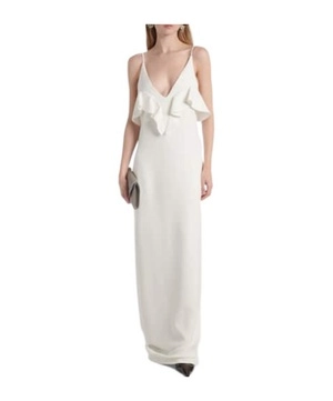 Stella McCartney Ruffled Gown - White