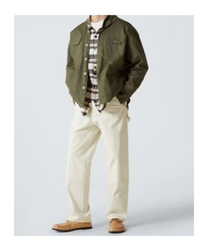GREG LAUREN Casual Long-sleeve Cotton Jacket