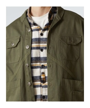 GREG LAUREN Casual Long-sleeve Cotton Jacket
