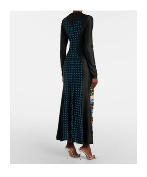 Rabanne Floral Jersey Maxi Dress